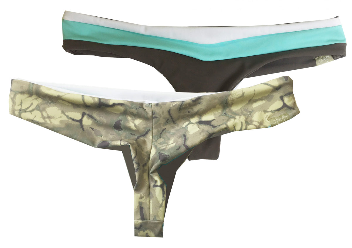 Drew Bottom - Camo Taupe Mint White – IMSY