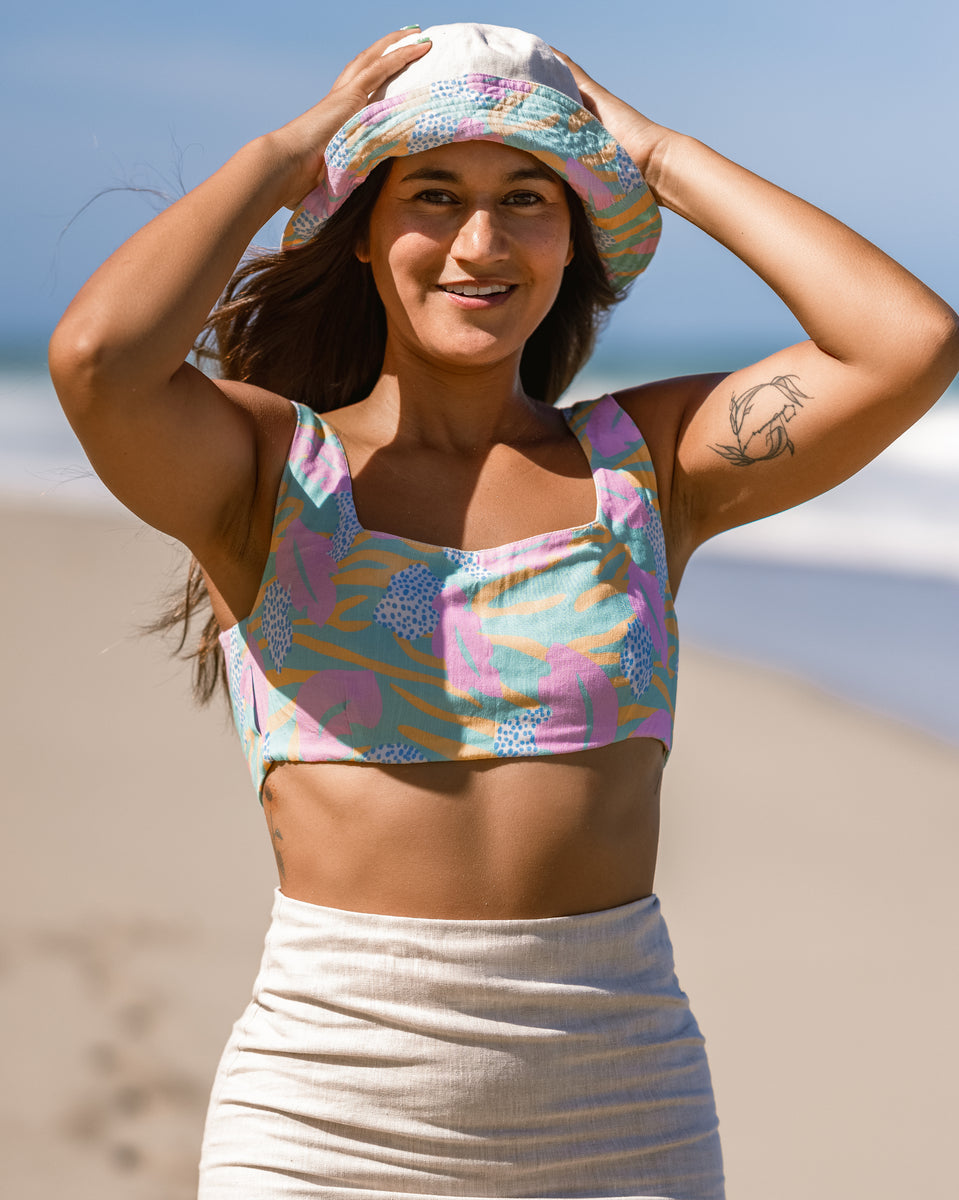 IMSY Bucket Hat - Linen Wild Thing